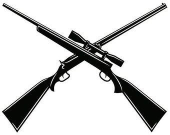 Crossed Rifles Clip Art