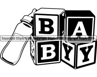 Baby Blocks Svg | Etsy