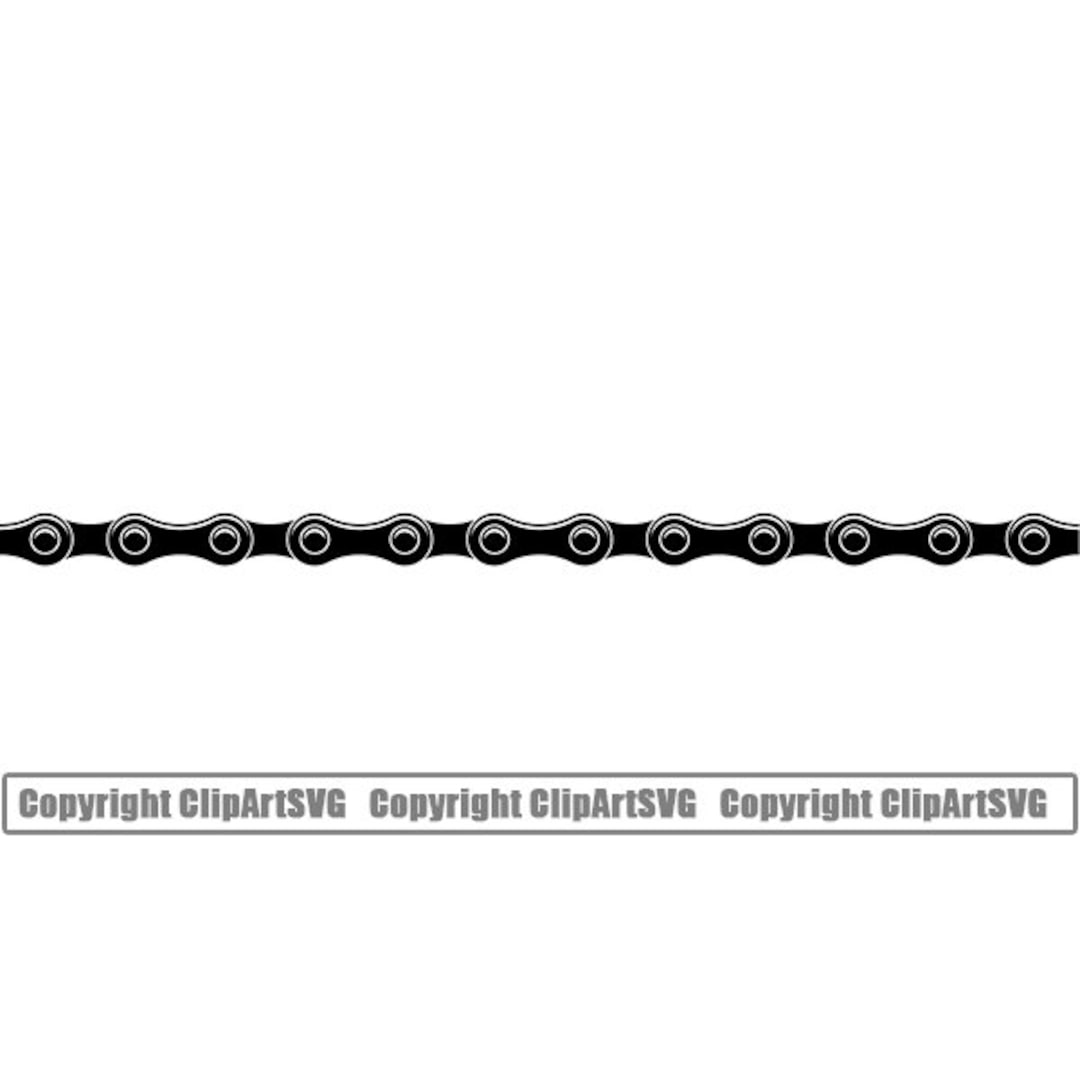 Bicycle Chain Straight Line Border Frame Cycle Cycling Bike Race BMX ...
