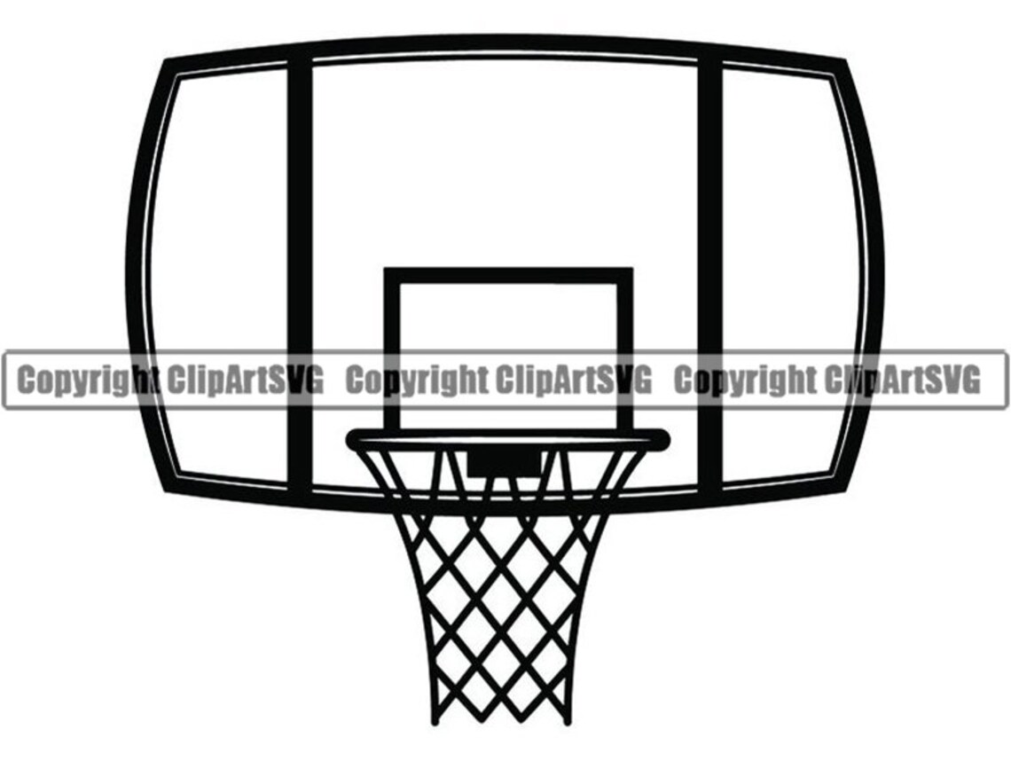 Basketball Hoop 16 Backboard Goal Rim Basket Ball Net Sports | Etsy