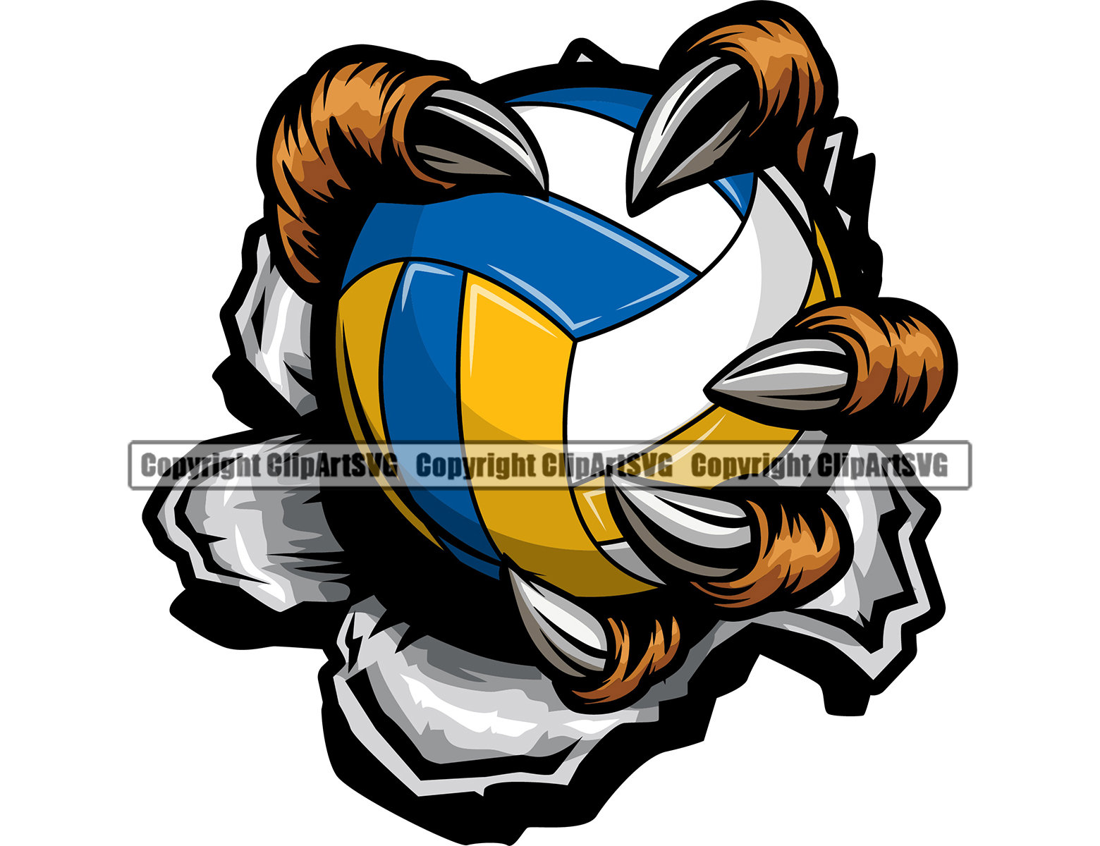 Sports Claw Clipart