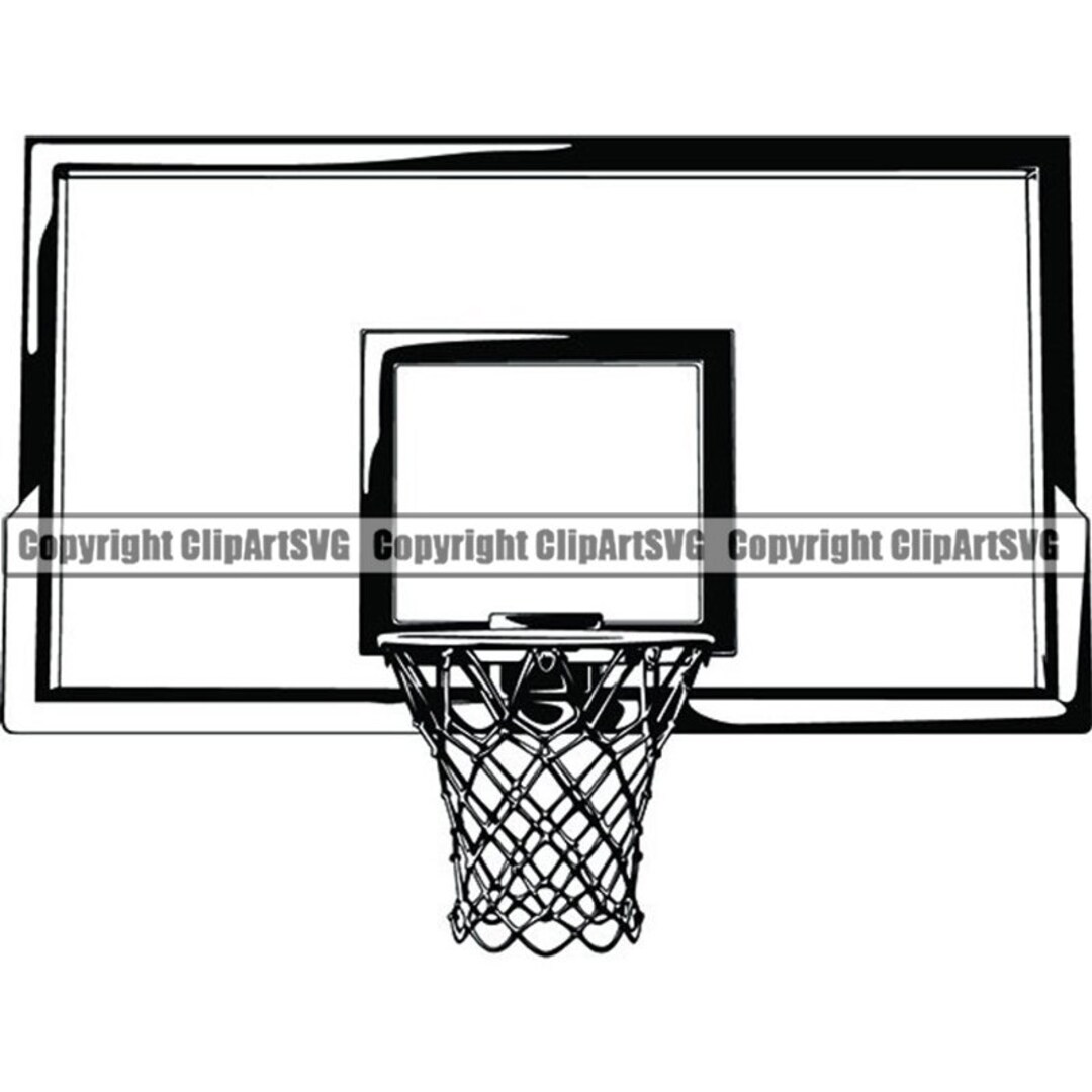 Basketball Hoop #7 Backboard Goal Rim Basket Ball Net Sports Game Icon ...