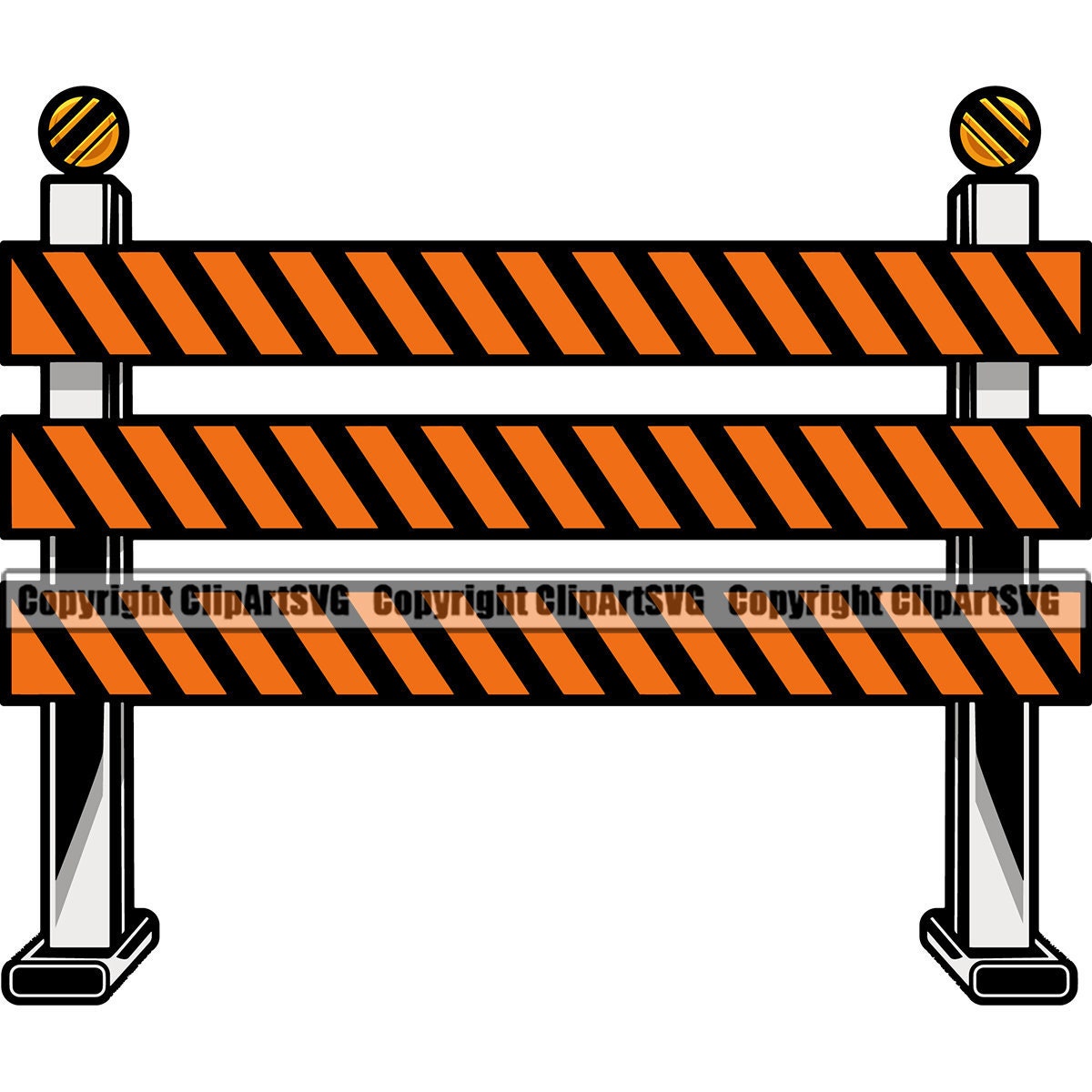 Road Work Barricade Sign Cone Warning Caution Barrier Fence | Etsy