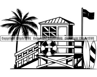 Lifeguard Stand Art - Etsy