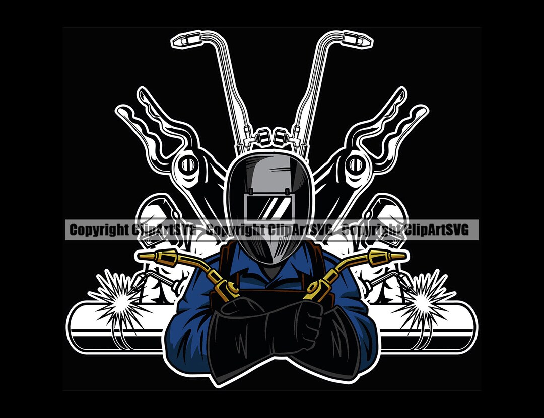 Welding Welder Steel Metal Torch Safety Mask Work Worker Build Fix ...