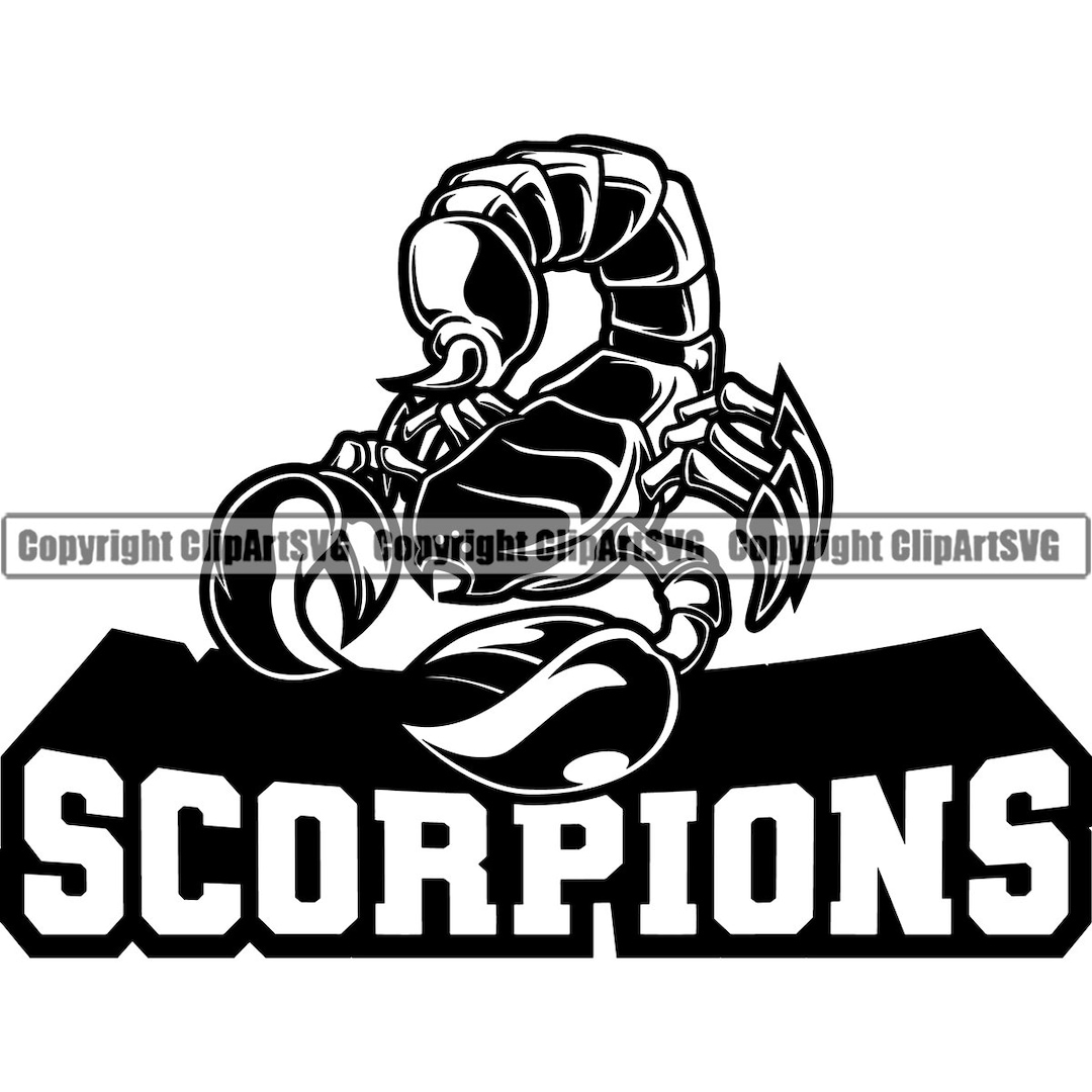 Scorpion Pet Insect Zodiac Horoscope Mascot School Team Gang Club Sport ...