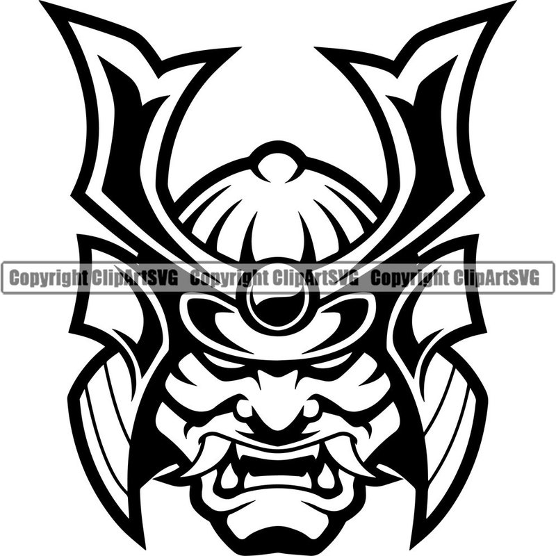 Steel Samurai Mask - Etsy