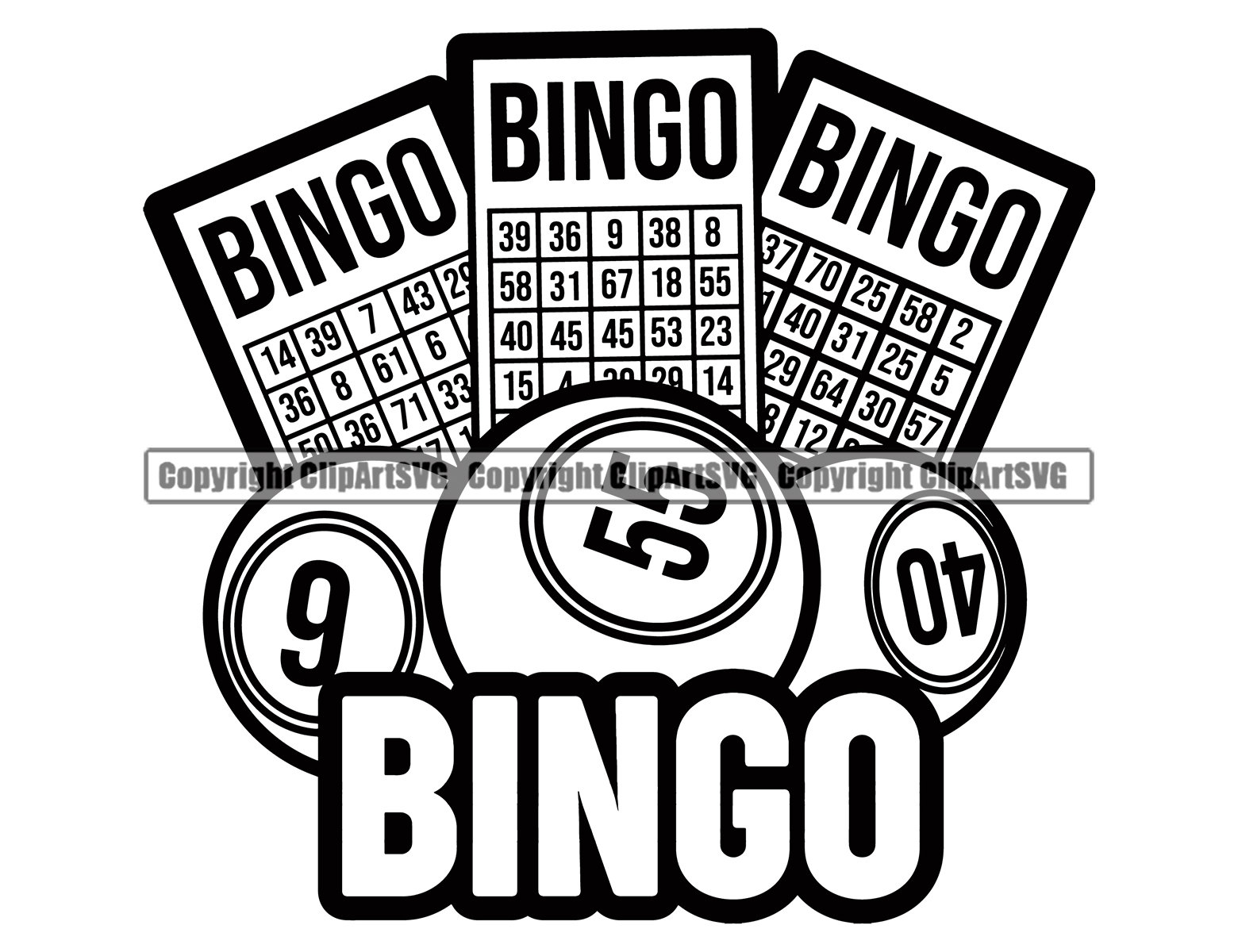 Bingo 3 Card Gambling Gamble Lottery Lotto Ball Keno Casino - Etsy