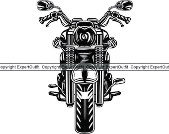 Motorcycle Handlebar Svg - Etsy