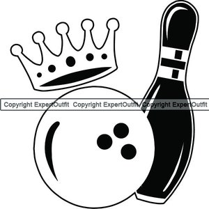 King Pin Bowling Images - Etsy