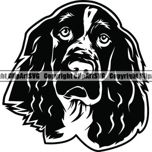 English Springer Spaniel SVG Dog Dxf Cut File Pet for - Etsy