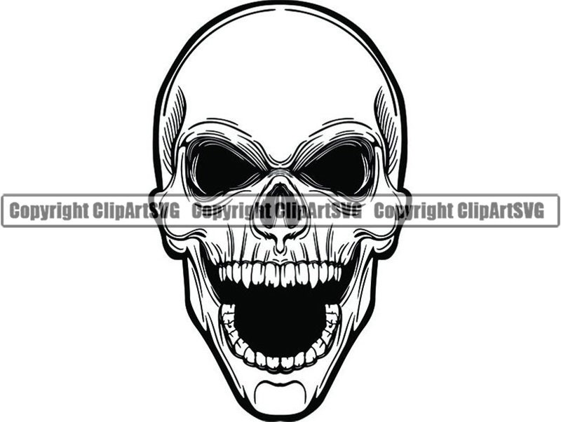 Paper, Party & Kids Craft Supplies & Tools Skull Skeleton Head Face ...