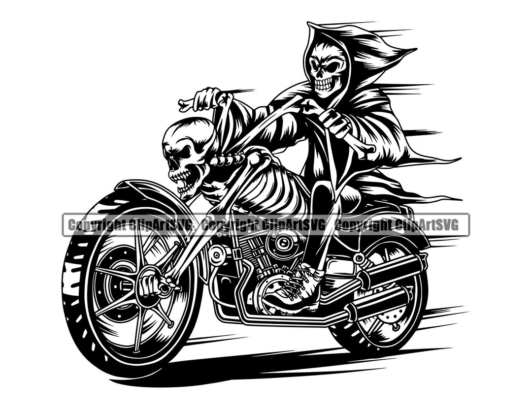 Grim Reaper Skull Death Gun Evil Kill Killer Grim Horror Hell Ghost ...