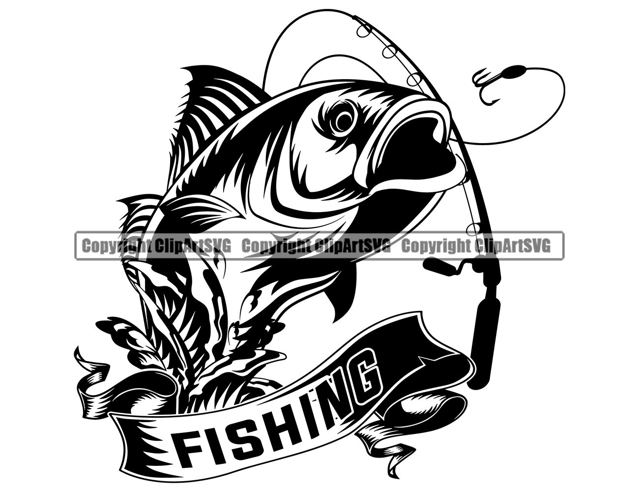 Saltwater Fishing Logos