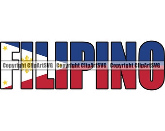Filipino Word Svg | Etsy