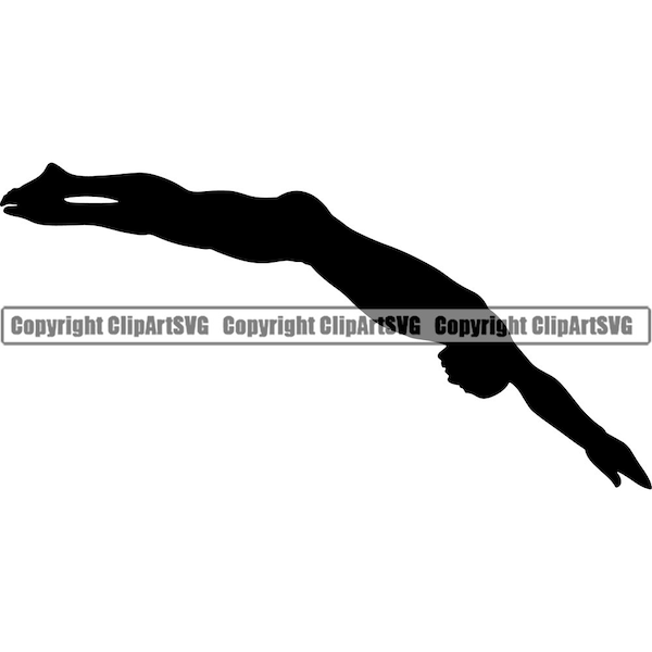 Swim and Dive Logo Svg - Etsy