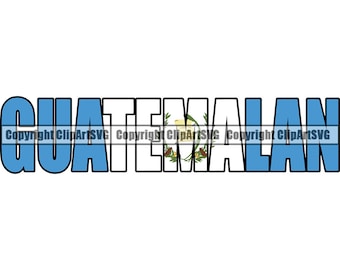 Guatemala Flag Logo - Etsy