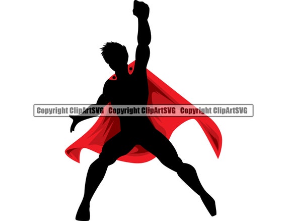 Superhero Flying Pose