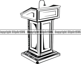 Podium Stage Pedestal Winner Conference Reading Preaching Platform ...