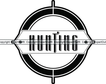 Hunt Text Design - Etsy