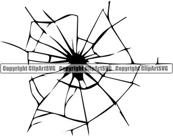 Broken Glass Svg | Etsy