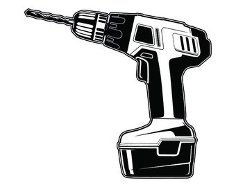 Drill Construction Machine Svg - Etsy