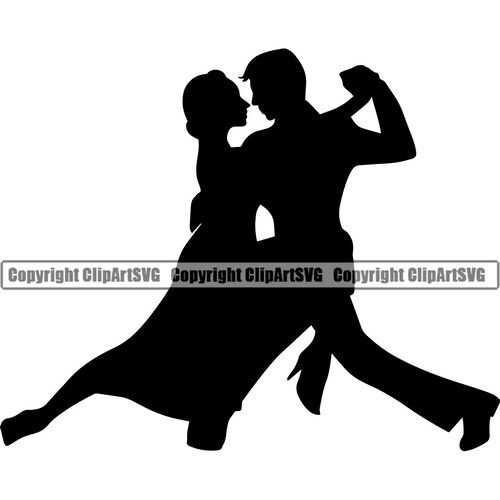 Salsa Dance Svg Latin Dance Silhouette Cut Out File Clipart - Etsy
