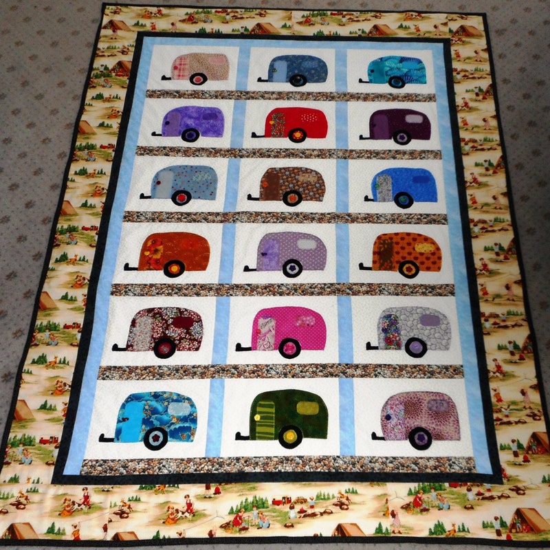 Camper Quilt Pattern - Etsy