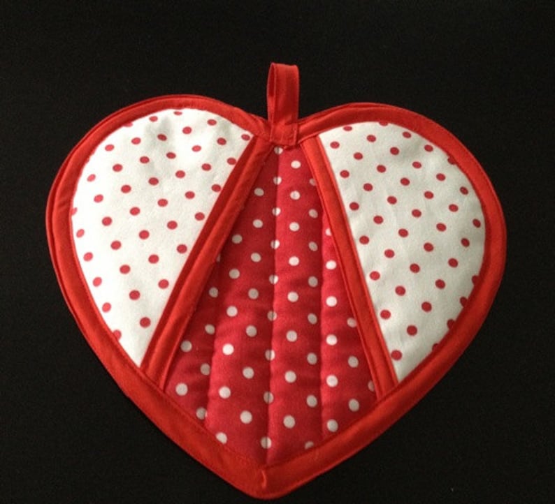 Have a Heart Potholder Pattern by Sew4fun Australia - Etsy