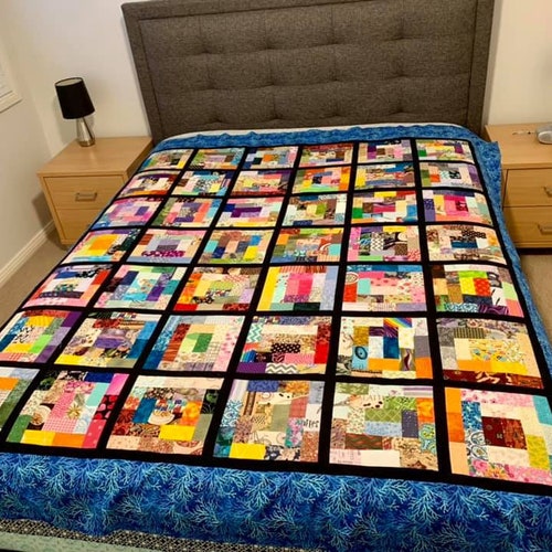 Scrap It up Quilt Pattern 70 X 80 - Etsy