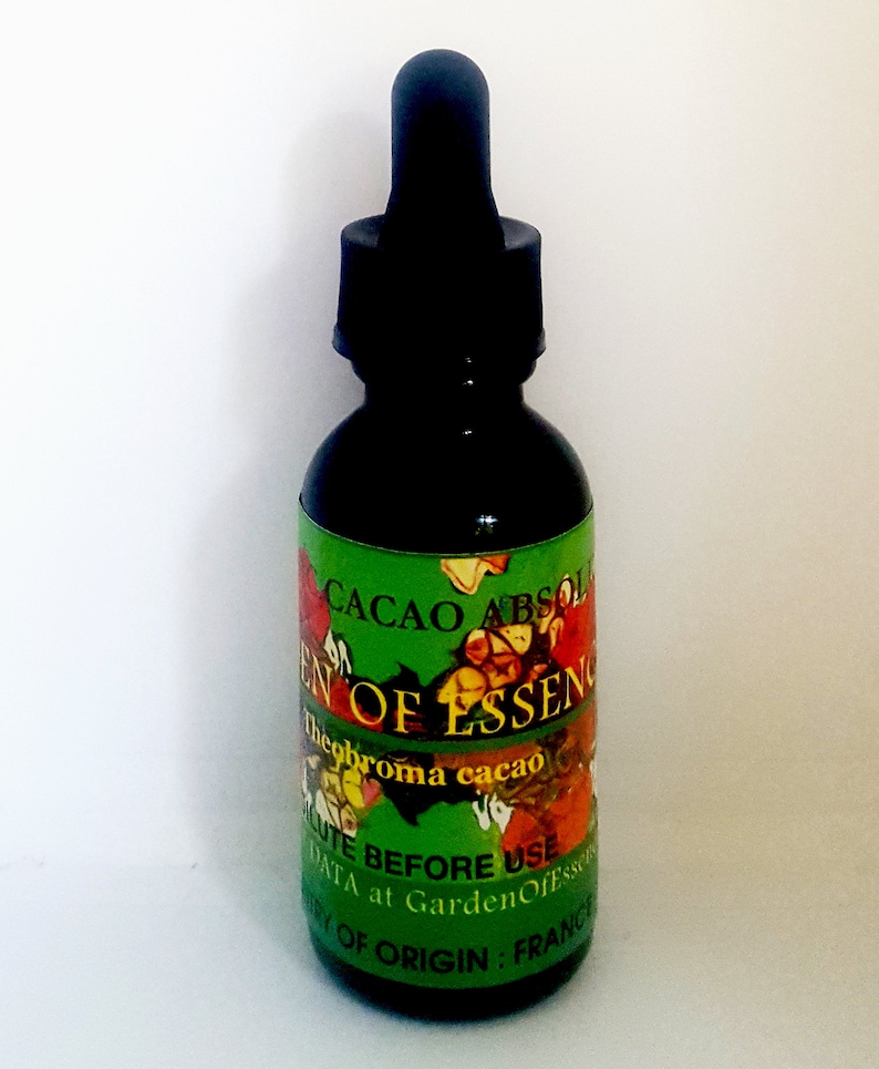 Cacao Essential Oil Cocoa Absolute ORGANIC No Hexane, French Chocolate ...