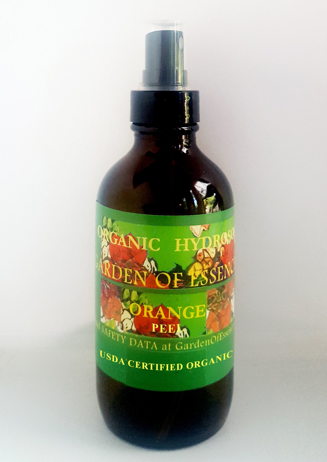 ORGANIC ORANGE Hydrosol USDA Certified Organic Sweet Orange Peel Water ...