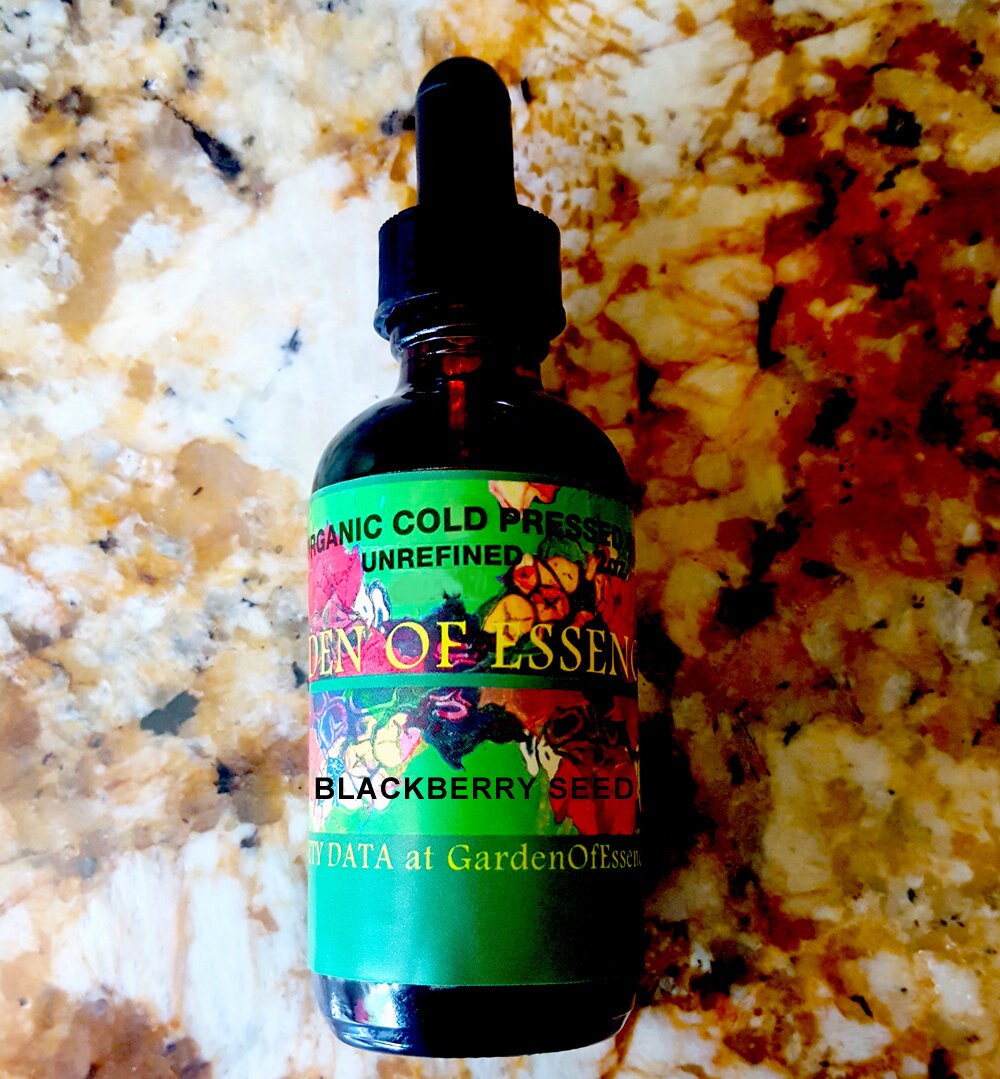 ORGANIC BLACKBERRY Seed Oil UNREFINED Cold Pressed for - Etsy