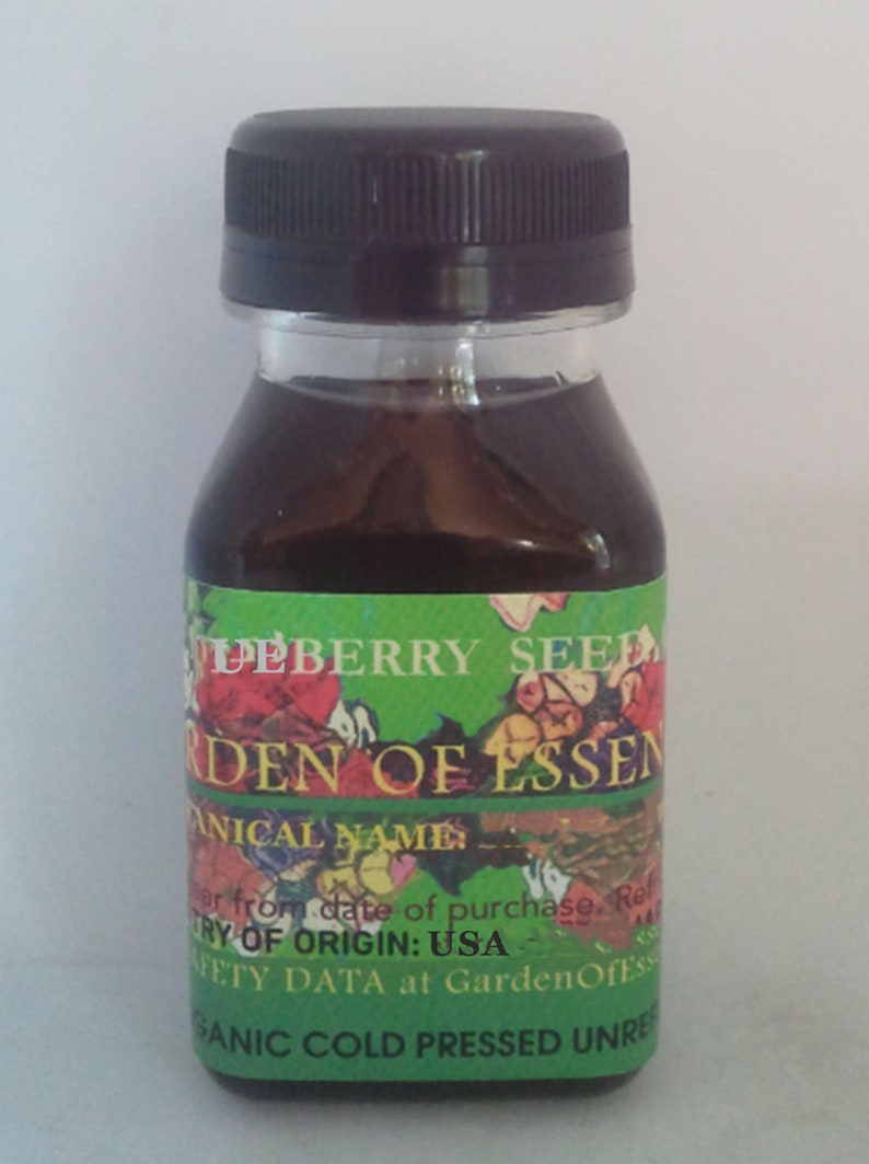 ORGANIC Blueberry Seed Oil UNREFINED Cold Pressed Anti-aging Face Oil ...