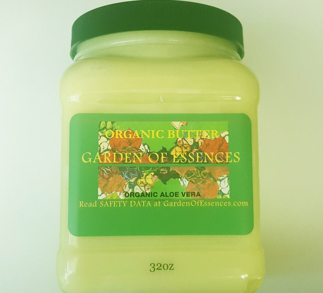 Aloe Vera Body Butter ORGANIC Calming Lotion, Aloe Moisturizer, Raw ...