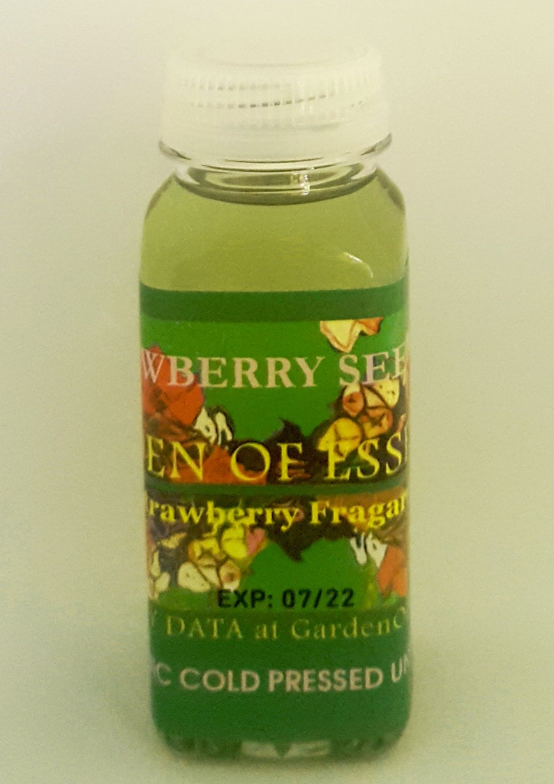 ORGANIC Strawberry Seed Oil UNREFINED Cold Pressed for - Etsy