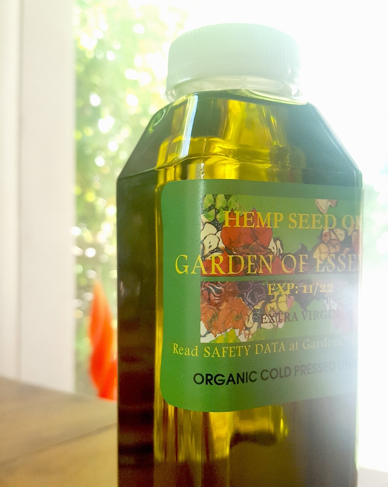 Organic Hemp Seed Oil UNREFINED Cold Pressed Pure for Scaly | Etsy