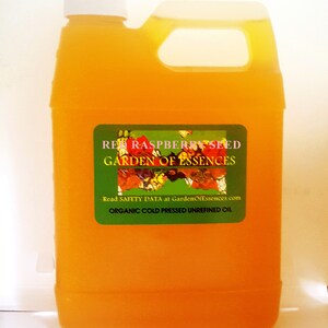 ORGANIC Red Raspberry Oil UNREFINED Cold Pressed for Dark Patches ...