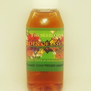 Organic FIG SEED OIL Unrefined Cold Pressed Anti-aging Face - Etsy