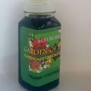 Organic Acai Berry Oil COLD PRESSED Unrefined Anti-aging Super-fruit ...