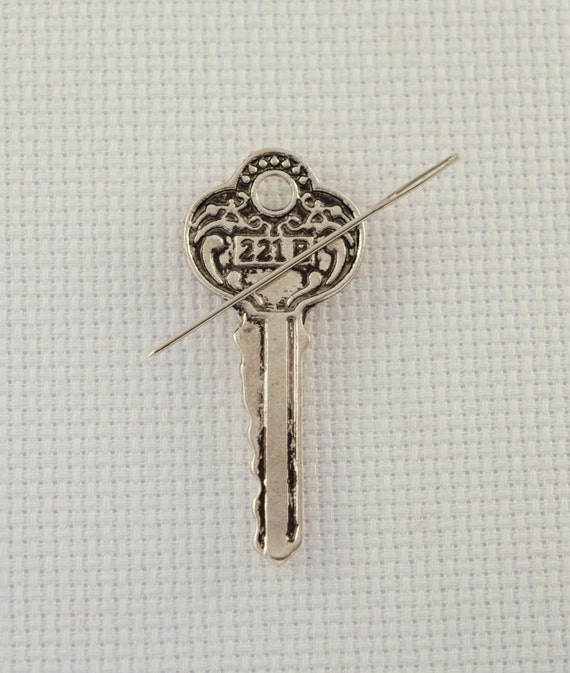 221B Baker Street Key Needleminder / Silver Key Needleminder / - Etsy UK