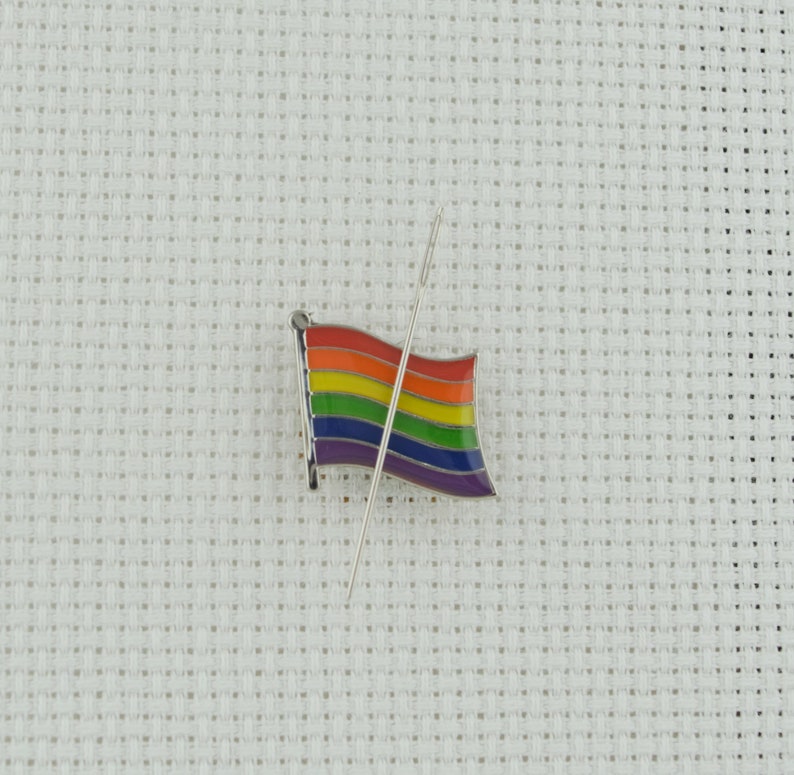 Rainbow Flag Needleminder / Pride Needle Minder - Etsy