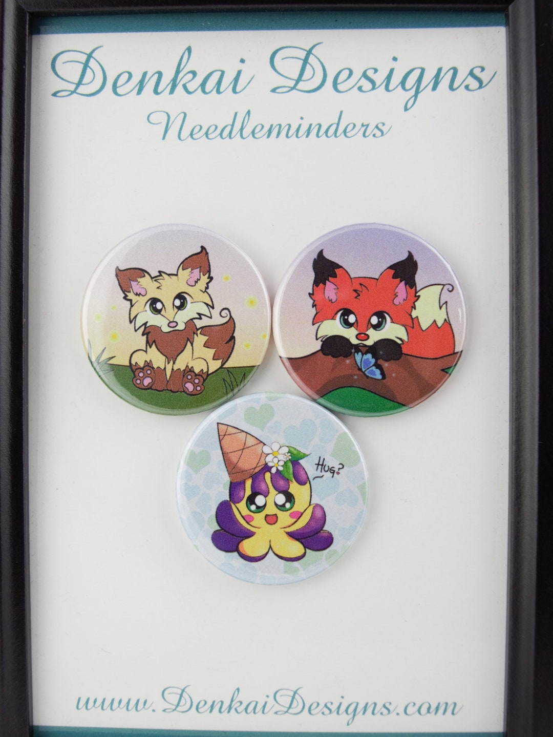 Dragons' Garden Needleminder // Fox Needleminder // Squiddy ...