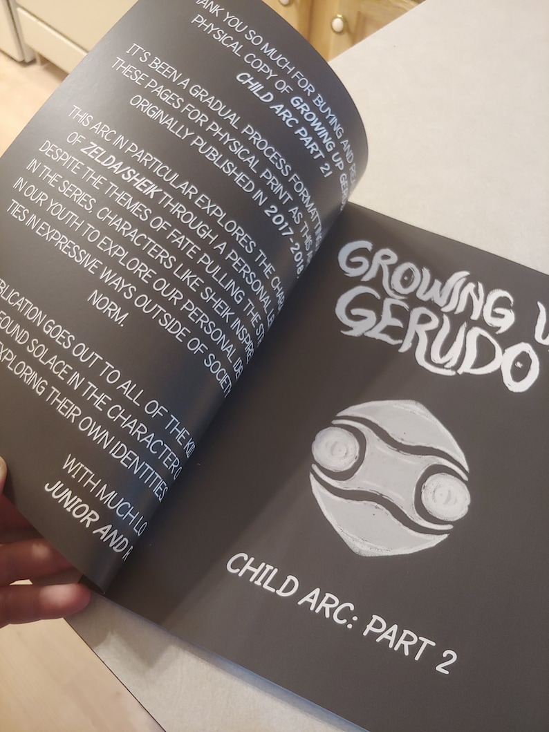 Growing up Gerudo Comic: Child Arc Part 2 - Etsy