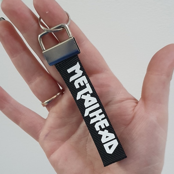 Metalhead Keychain - Etsy