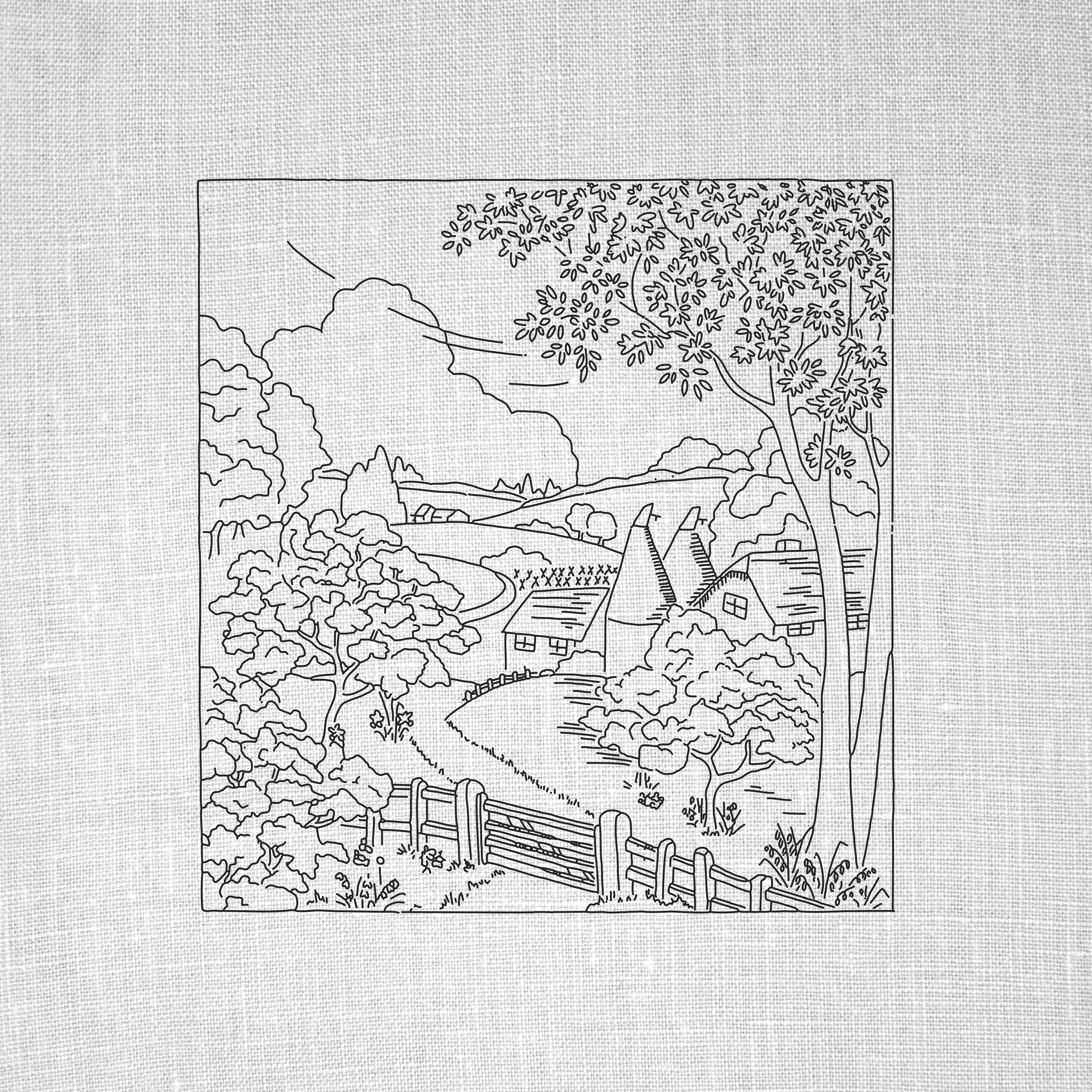 Hand Embroidery, Vintage Printable, PDF Pattern, Vintage Transfer ...