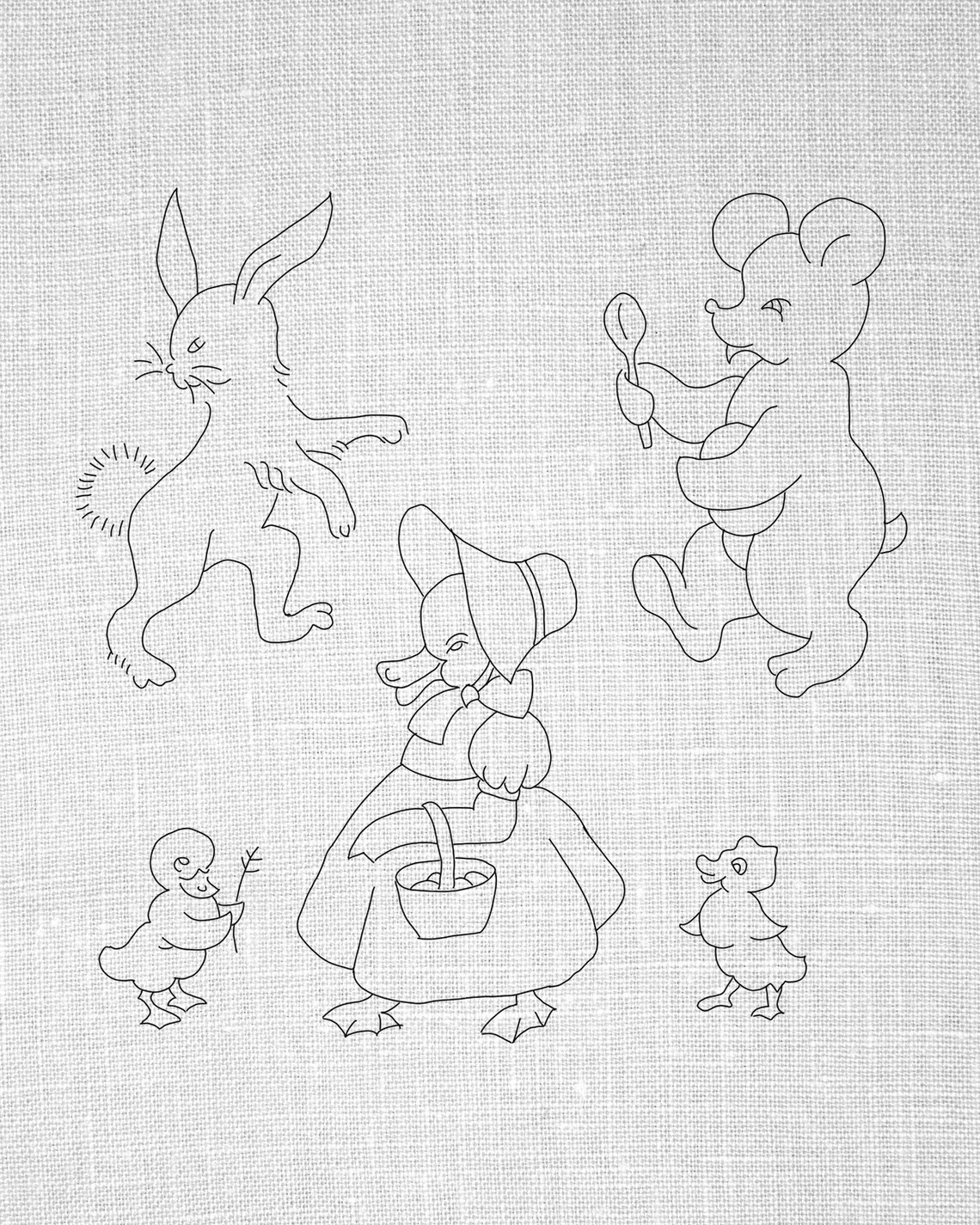 PDF SET of Hand Embroidery Pattern Nursery Rhyme Embroidery Pattern ...
