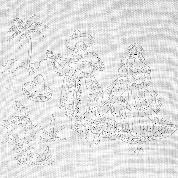 Mexican Embroidery Pattern - Etsy