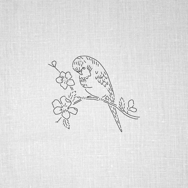 Hunting Dog and Pheasant Hand Embroidery Pattern, Dog Embroidery ...