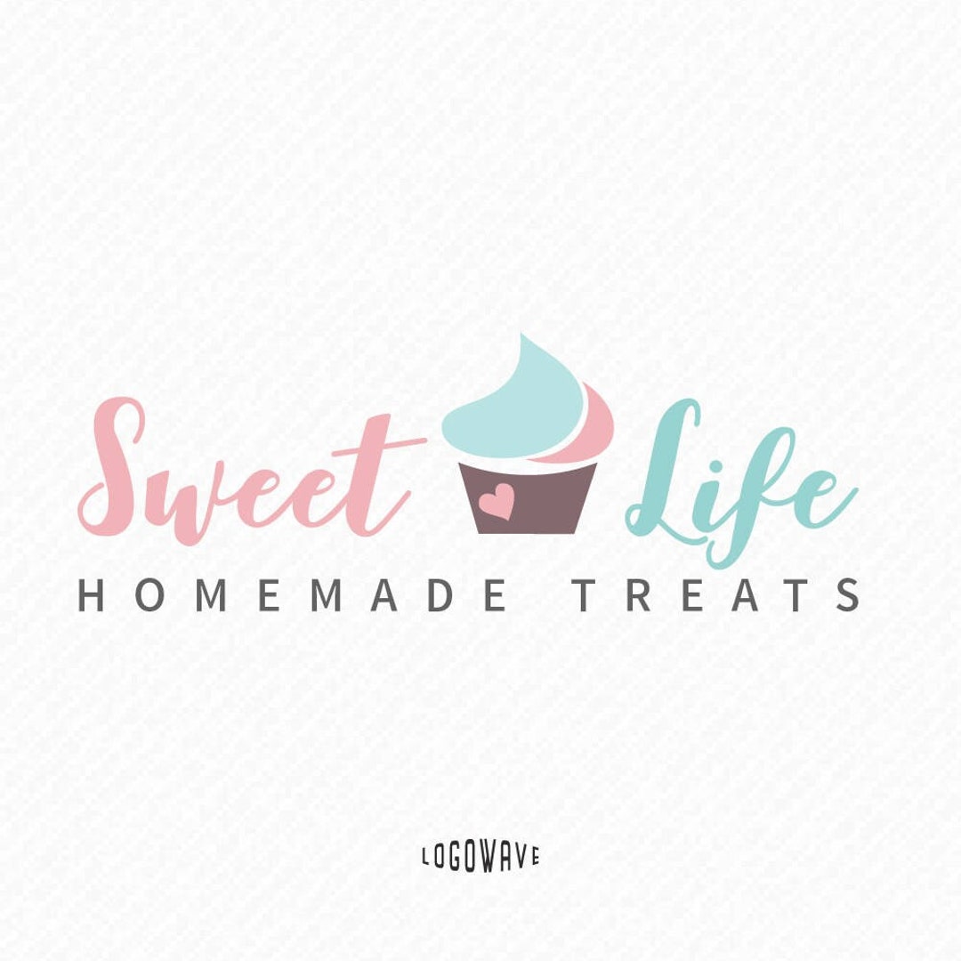 Bakery Logo Design. Bakery Cupcake Logo. Cupcake Handmade Logo. Sweet ...